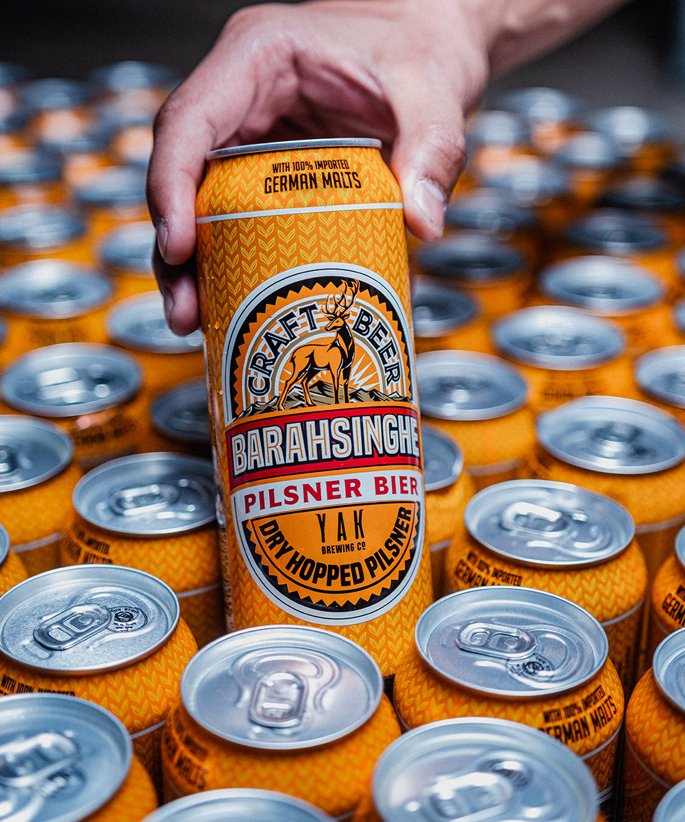 Barasinghe Beer Can- 500ML (Pack of 12) - Tipsy Nepal